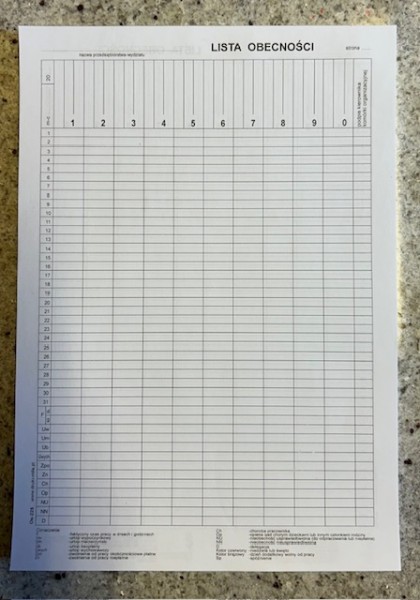 Kwitariusze przychodowe, kwitariusz, akcydensy księgowe, bankowe ...